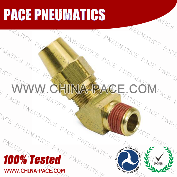 AB Series DOT air brake fittings For Copper Tubing, 45 Degree Male ...