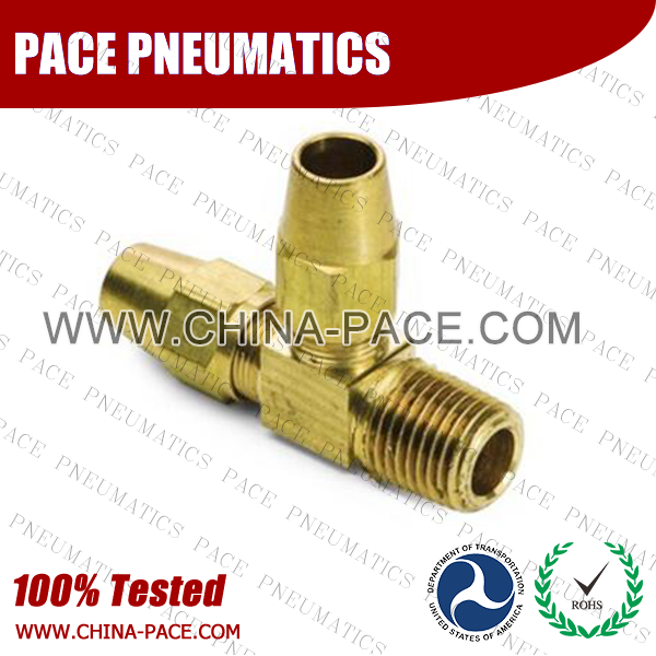 AB Series DOT air brake fittings For Copper Tubing, Male Run Tee ...