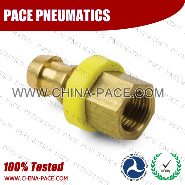 Female Adapter Push On Hose Barb Fittings, Brass Push-lok Hose Barb ...
