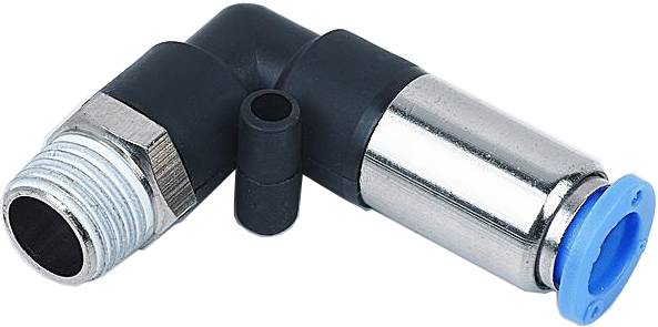 Male Elbow Stop Fittings, Pneumatic Fittings, push in fitting, Quick ...