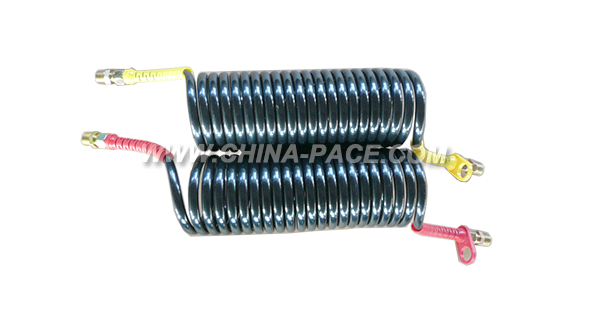 Suzi Coil Air Brake hose, SAE J844 Coil Hose, Coiled Nylon Air Brake ...