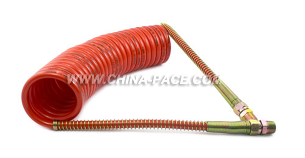 Suzi Coil Air Brake hose, SAE J844 Coil Hose, Coiled Nylon Air Brake ...