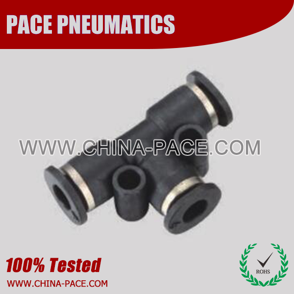 Compact Union Tee one touch tube fittings, Compact Push To Connect ...