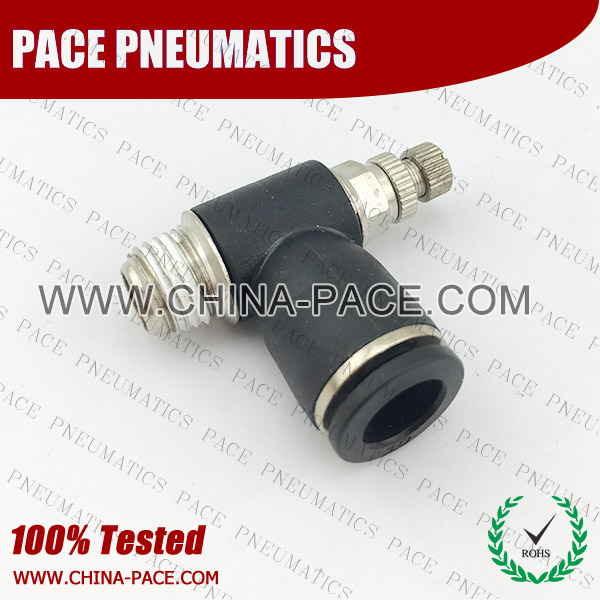 Air Flow Speed Control Valve Inch Composite Push To Connect Fittings ...