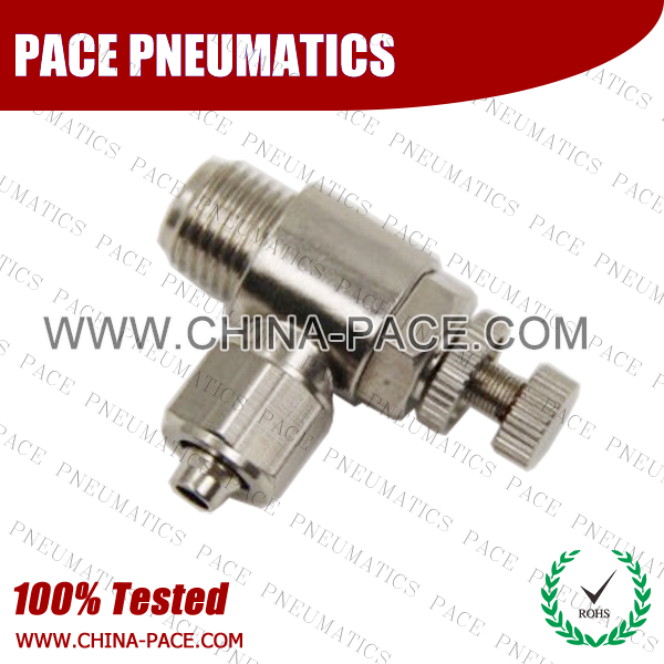 Speed Controller Rapid Screw Fittings for plastic tube, Brass ...